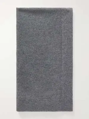 LISA YANG Frieda Cashmere Scarf - Dark Gray