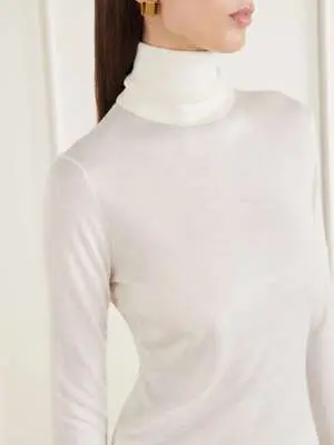 THE PARK Marshall Cashmere And Silk-blend Turtleneck Sweater