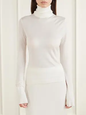 THE PARK Marshall Cashmere And Silk-blend Turtleneck Sweater