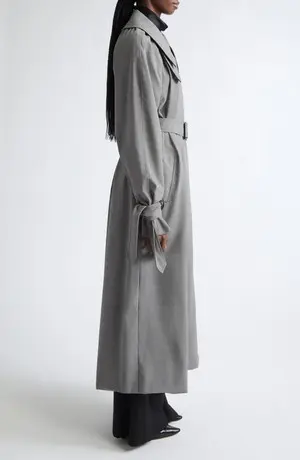 HEIRLOME Sidney Virgin Wool Blend Trench Coat