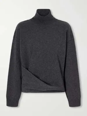 RÓHE Asymmetric Wool And Cashmere-blend Turtleneck Sweater