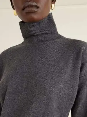 RÓHE Asymmetric Wool And Cashmere-blend Turtleneck Sweater