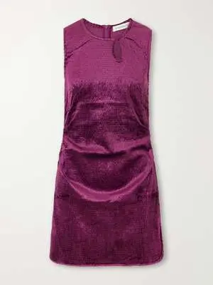 Christopher Esber Loophole Cotton-blend Corduroy Mini Dress