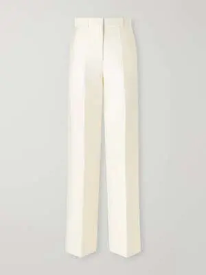 JOSEPH Mitae Straight-leg Pants - Cream