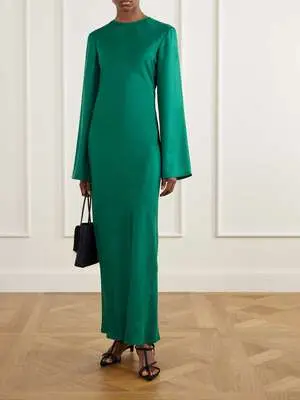 RÓHE Silk-satin Maxi Dress