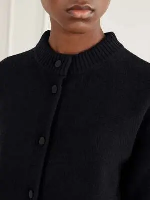 RÓHE Calf Hair-trimmed Wool-blend Cardigan