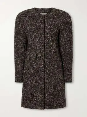 Magda Butrym Wool-bouclé Mini Dress - Brown