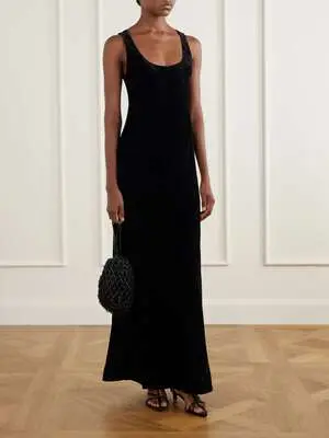 RÓHE Velvet Maxi Dress