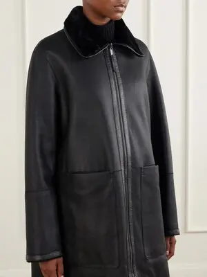 JOSEPH Caspian Shearling Coat