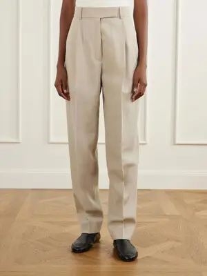 RÓHE Daria Wool-blend Tapered Pants