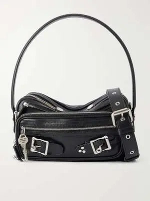 Acne Studios Camero Party Buckle-detailed Leather Shoulder Bag