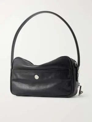 Acne Studios Camero Party Buckle-detailed Leather Shoulder Bag