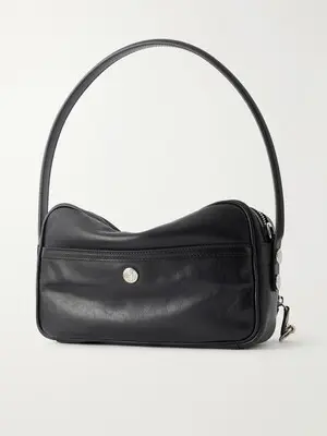 Acne Studios Camero Party Buckle-detailed Leather Shoulder Bag