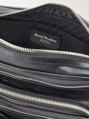 Acne Studios Camero Party Buckle-detailed Leather Shoulder Bag