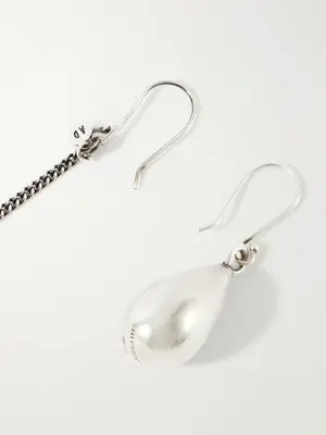 ANN DEMEULEMEESTER Judith Chain-embellished Drop Earrings - Silver