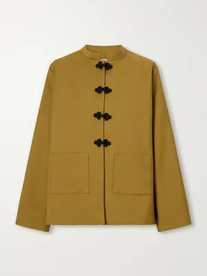 RÓHE Virgin Wool And Mohair-blend Jacket - Yellow