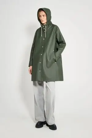Stutterheim Mosebacke Original A-line Raincoat - Green