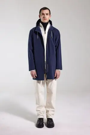 Stutterheim Stockholm Lightweight Zip Matte Raincoat
