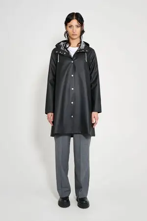 Stutterheim Mosebacke Lightweight Raincoat - Black