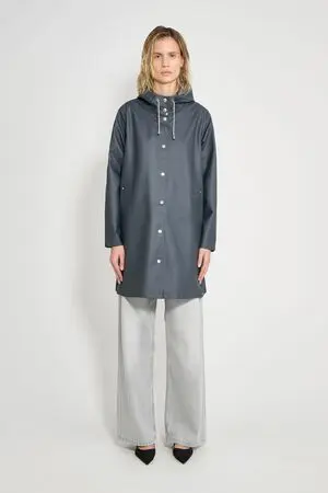 Stutterheim Mosebacke Lightweight Raincoat - Charcoal