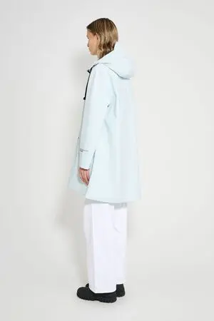 Stutterheim Mosebacke Patch Raincoat - Frost Grey
