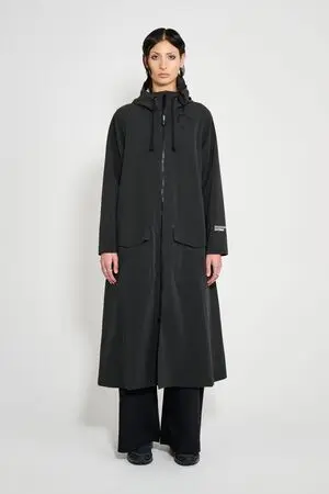 Stutterheim Mosebacke Long Patch Raincoat