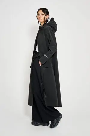 Stutterheim Mosebacke Long Patch Raincoat