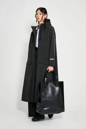 Stutterheim Mosebacke Long Patch Raincoat