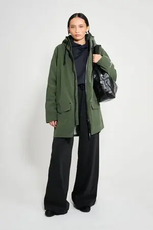 Stutterheim Stockholm Patch Raincoat - Green