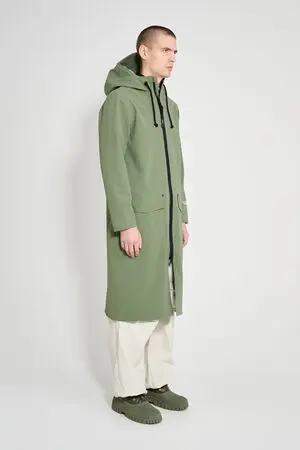 Stutterheim Stockholm Long Patch Raincoat