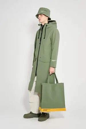 Stutterheim Stockholm Long Patch Raincoat