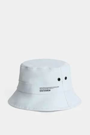 Stutterheim Beckholmen Matte Bucket Hat - Frost Grey