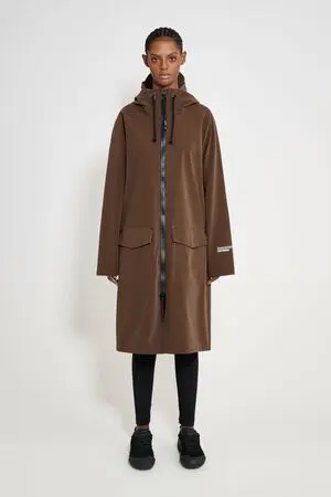 Stutterheim Stockholm Long Patch Raincoat
