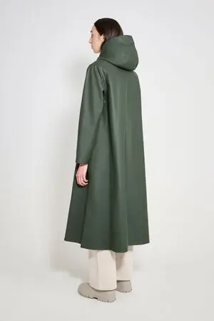 Stutterheim Mosebacke Long Raincoat - Green