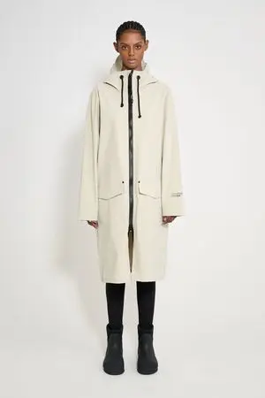 Stutterheim Stockholm Long Patch Raincoat