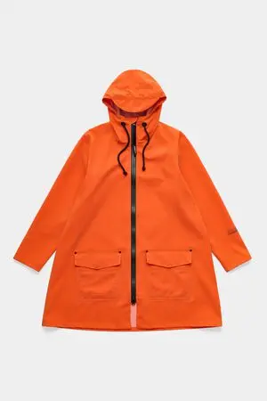 Stutterheim Mosebacke Patch Raincoat - Pumpkin