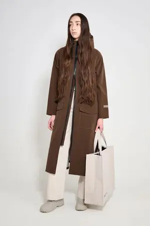 Stutterheim Mosebacke Long Patch Raincoat