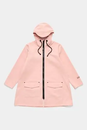 Stutterheim Mosebacke Patch Raincoat - Pale Pink