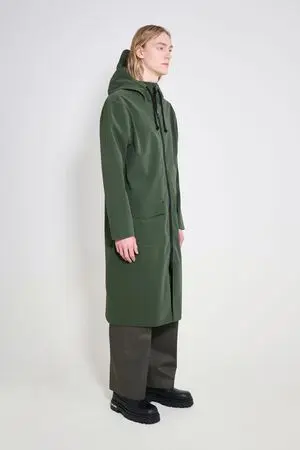 Stutterheim Stockholm Long Patch Raincoat