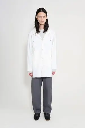 Stutterheim Stockholm Lightweight Raincoat - White