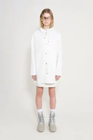 Stutterheim Stockholm Lightweight Raincoat - White