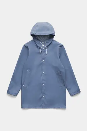 Stutterheim Stockholm Lightweight Raincoat - Ash Blue