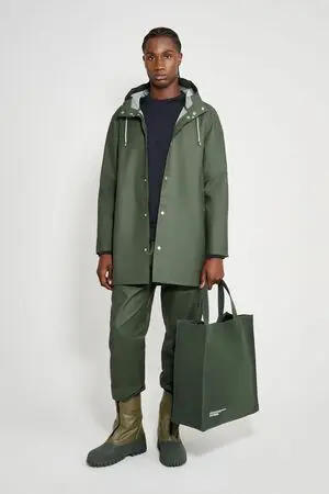 Stutterheim Stockholm Lightweight Raincoat - Green