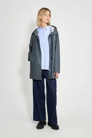 Stutterheim Stockholm Lightweight Raincoat - Charcoal