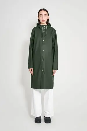 Stutterheim Stockholm Long Raincoat - Green