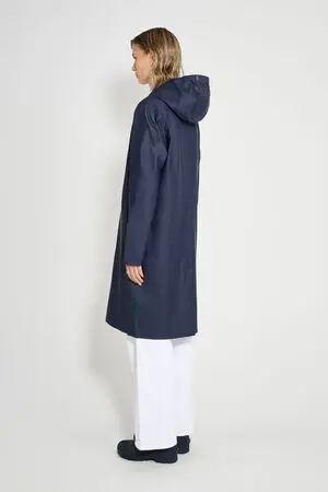Stutterheim Stockholm Long Raincoat - Navy
