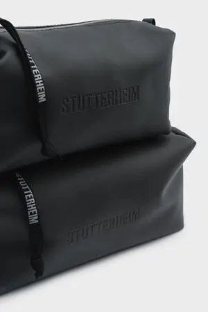 Stutterheim Container Small Wash Bag - Black