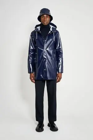 Stutterheim Stockholm Opal Raincoat - Navy