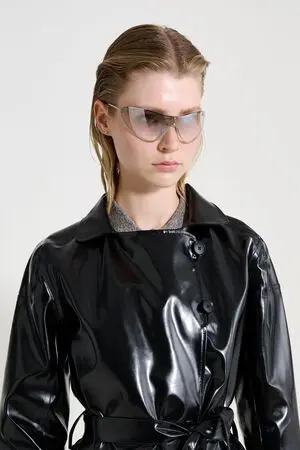 Stutterheim Kista Opal Trench Coat - Black