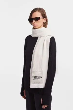 Stutterheim Wrap Scarf Off-white